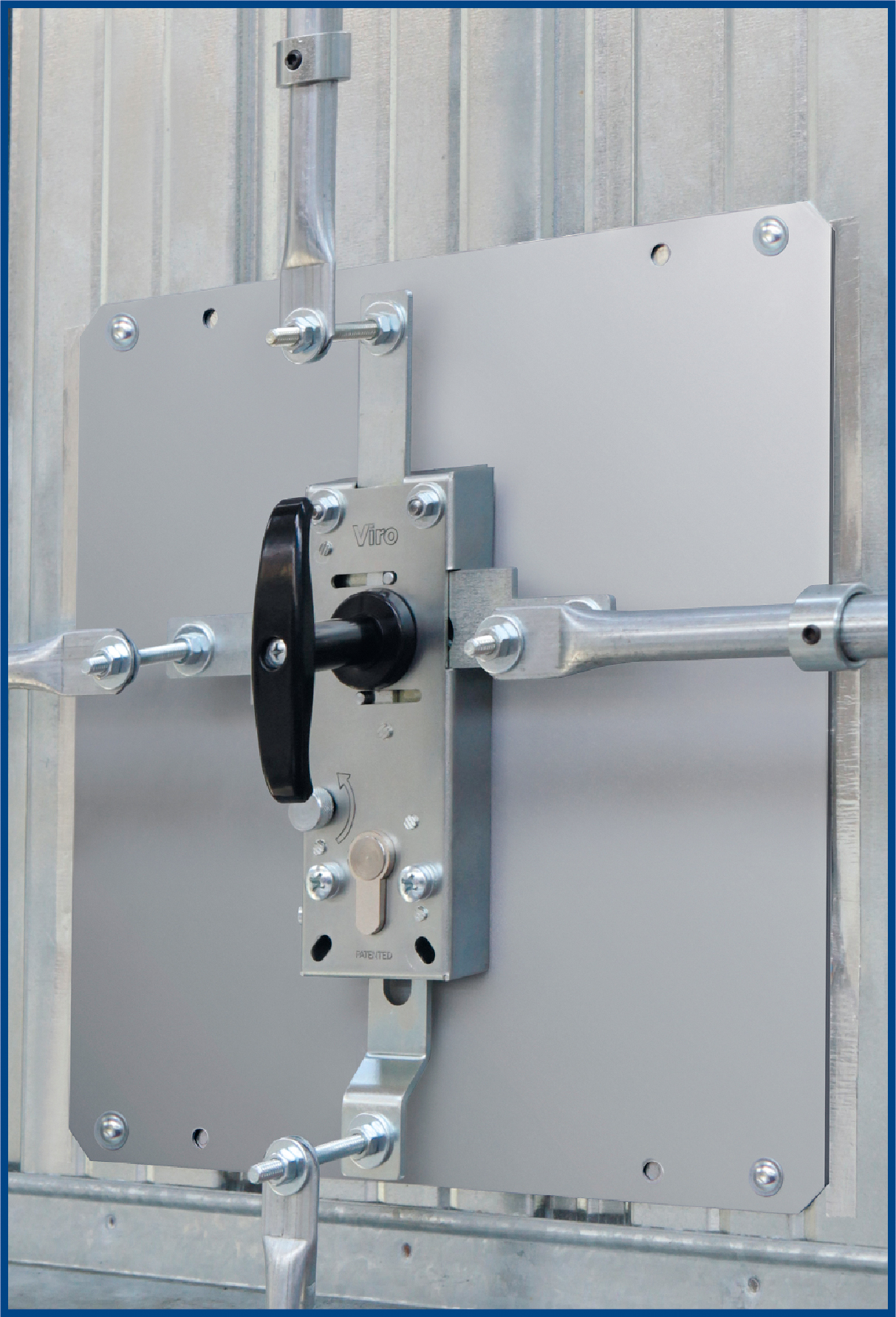 Armoured Locks and Locking Bars for Up and Over Garage Doors | Viro